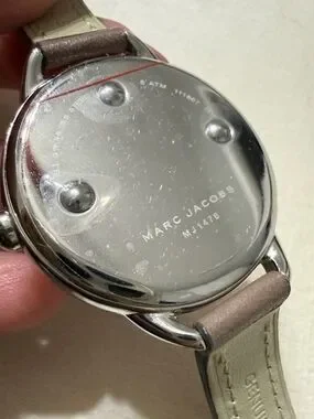 Marc Jacobs | Accessories | Marc Jacobs Brown Leather Strap Watch ...